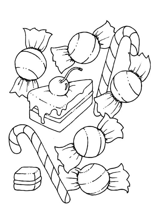 Desenho para Colorir de balas – Imagens Grátis para Imprimir – Imagem 11443