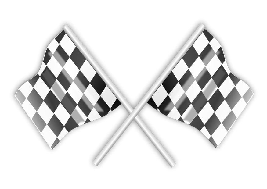 Pagina para colorir de bandeiras de corrida com padrões quadriculados ...