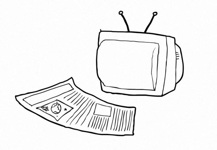 Desenho Para Colorir mídia - Imagens Grátis Para Imprimir - img 15148