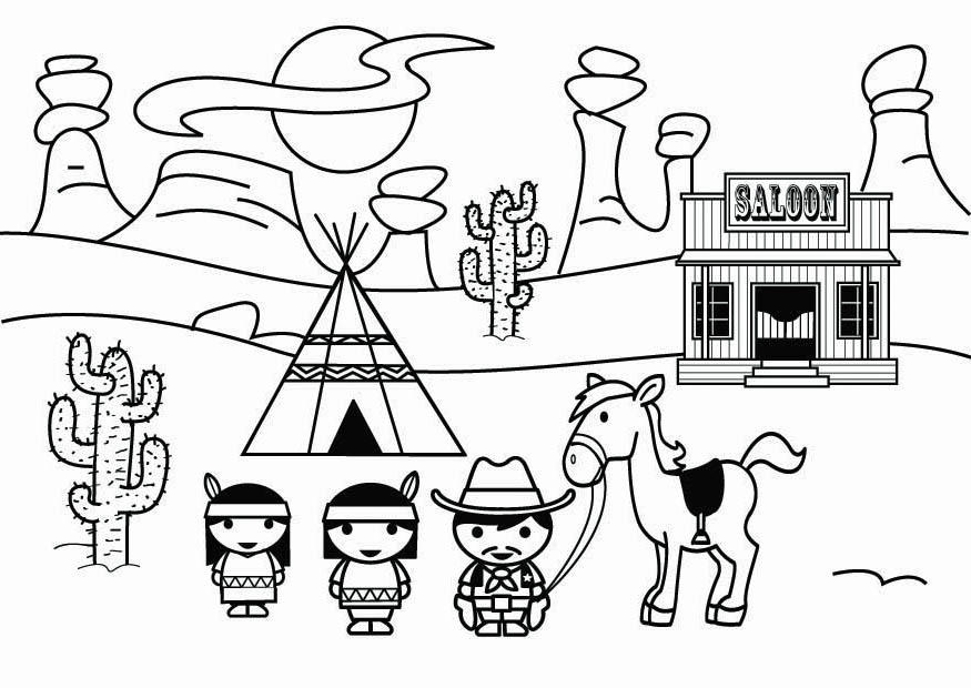 Desenho para Colorir de Velho Oeste – Imagens Grátis para Imprimir ... Desenho para Colorir de Velho Oeste – Imagens Grátis para Imprimir ...